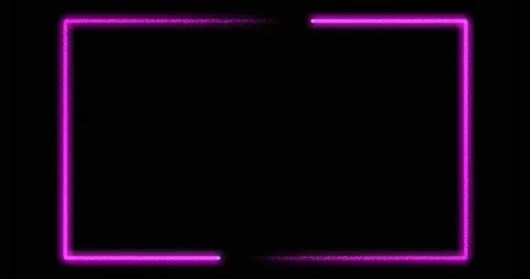 Pink neon frame border background with g... | Stock Video | Pond5