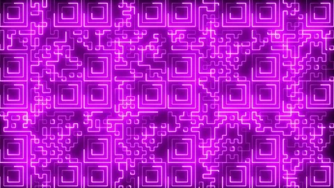 Pink neon QR code looped background | Stock Video | Pond5