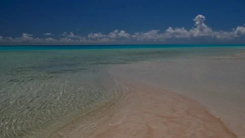 Pink sands, the most beautiful tropical ... | Stock Video | Pond5