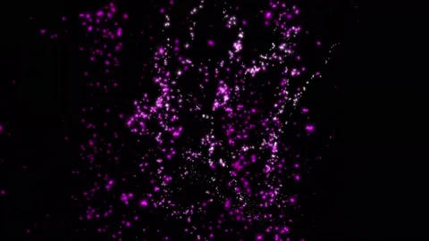 Pink sparkles motion graphics with night... | Stock Video | Pond5