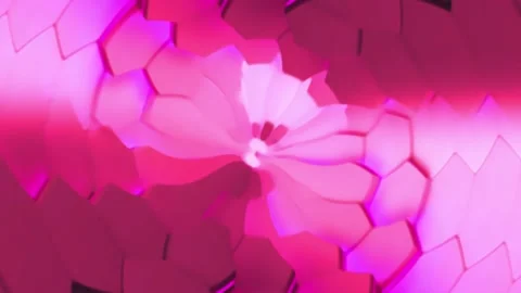 Pink texture blocks floating animated ba... | Stock Video | Pond5