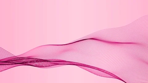 Pink wave line animated background | Stock Video | Pond5