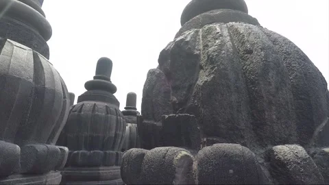 Pinnacles of Shiva Temple, Prambanan, Ja... | Stock Video | Pond5