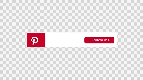 pinterest Lower Third Alpha Channel | Stock Video | Pond5