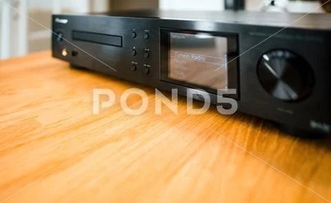 Pioneer Hi-Fi System: Modern Tech for Home Audio Stock Photo #242497915