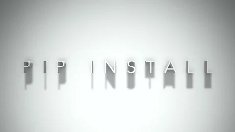pip install 3D title animation with shad... | Stock Video | Pond5