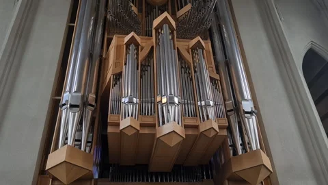 Pipe Organ Musical Instrument on Walls o... | Stock Video | Pond5