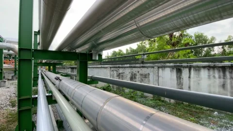 Pipeline transfer oil and chemical liqui... | Stock Video | Pond5