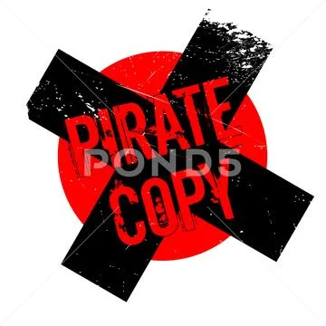Pirate Copy rubber stamp: Graphic #71740737