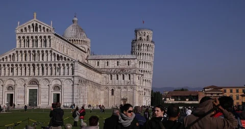 Pisa City Crowd of People Visit Italian ... | Stock Video | Pond5