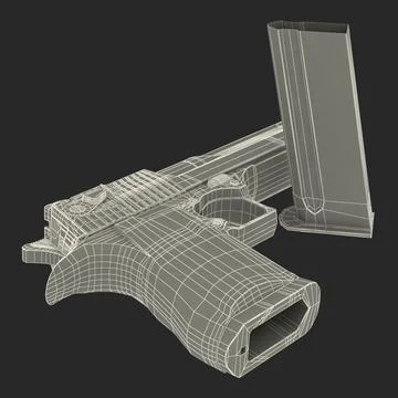 Pistol IMI Desert Eagle ~ 3D Model #90881204 | Pond5