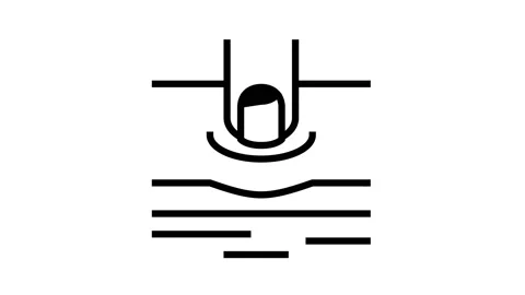 pitting edema on patient leg line icon a... | Stock Video | Pond5