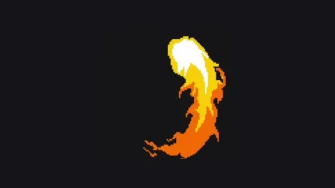Pixel Art Explosion Animation on black b... | Stock Video | Pond5