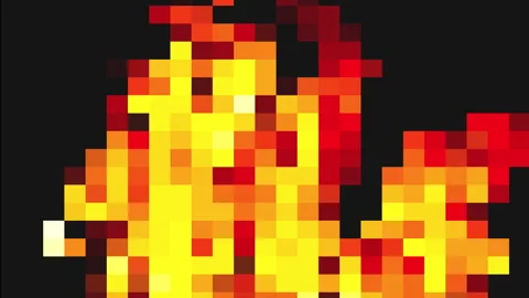 Pixel Art Fire Stock Video Footage | Royalty Free Pixel Art Fire Videos ...