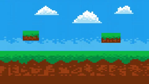 Landscape Pixel Stock Footage ~ Royalty Free Stock Videos | Pond5