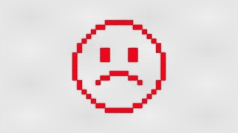 Pixel Art Sadness Emotion Icon. Alpha ch... | Stock Video | Pond5