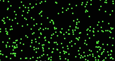 Pixel art, square falling down, chaos. P... | Stock Video | Pond5