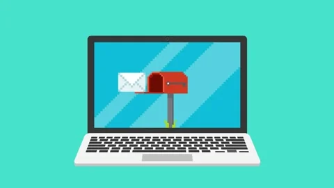 Pixel art style animation of a letterbox... | Stock Video | Pond5