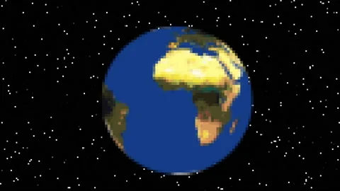 Animated Cartoon Earth Globe Stock Video Footage | Royalty Free ...