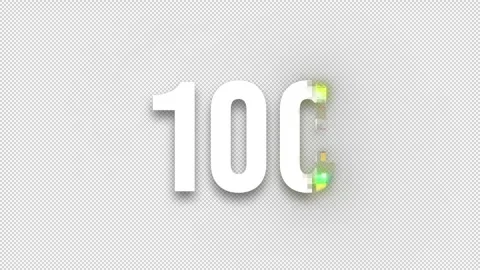 Pixel number 100, number one hundred, al... | Stock Video | Pond5