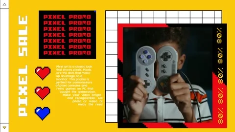 Pixel Sale Promo for After Effects ~ After Effects #186045864