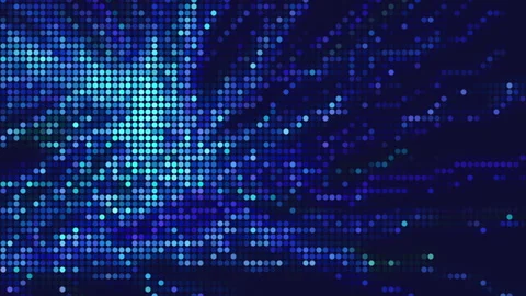 Pixelated 8 bit abstract dotted unique s... | Stock Video | Pond5