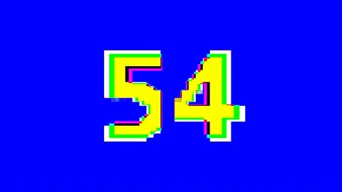 Pixelated Colorful 60 Second Countdown T... | Stock Video | Pond5