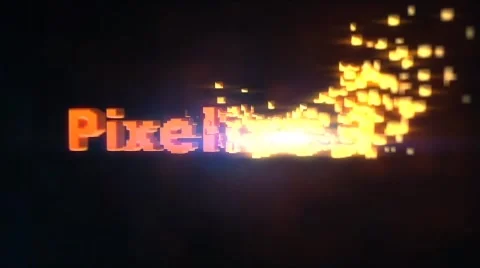 Pixelized - Pixel Materialization Logo Stinger ~ After Effects #59716284