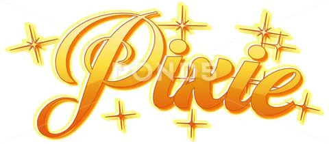Pixie logos on white background ~ Clip Art #134988419