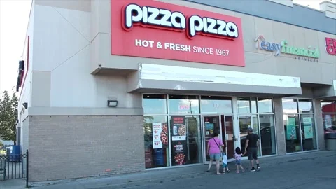 pizz pizza hot and fresh since 1967 logo... | Stock Video | Pond5