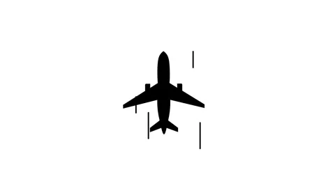 plane airplane flying animation motion g... | Stock Video | Pond5
