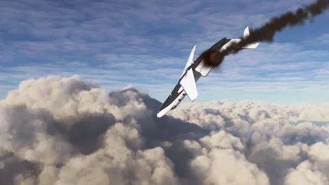 Plane Crash Animations Stock Videos – Royalty-Free HD & 4K Videos