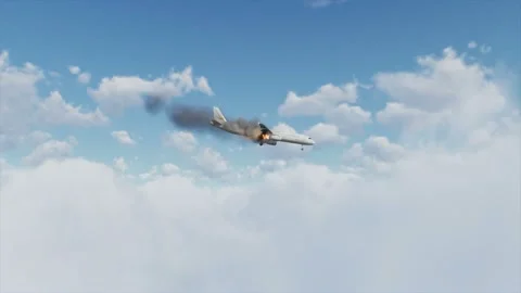 Plane Crash Animation Stock Videos – Royalty-Free HD & 4K Videos