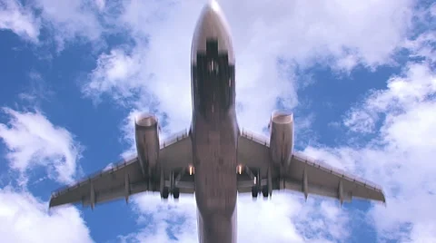 Landing Plane Stock Footage ~ Royalty Free Stock Videos | Pond5