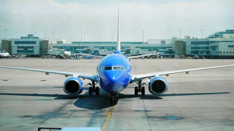 Airport Airport Plane Pulling A Stock Videos – Royalty-Free HD & 4K Videos