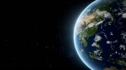 Planet Earth Animated Background/Establi... | Stock Video | Pond5
