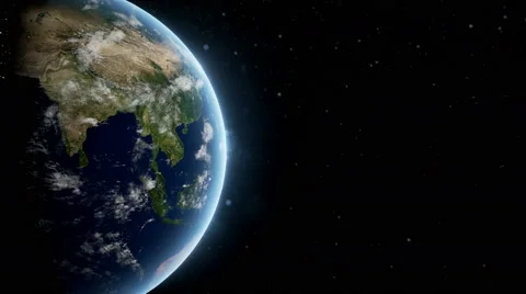 Planet Earth Animated Background/Establi... | Stock Video | Pond5