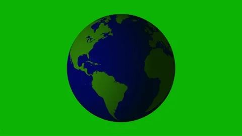 Spinning Earth Green Screen Stock Footage ~ Royalty Free Stock Videos ...
