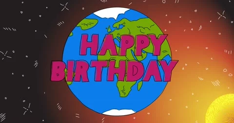 Planet Birthday Stock Footage ~ Royalty Free Stock Videos | Pond5