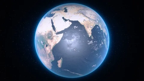 Planet Earth Rotation. Full Cycle Day an... | Stock Video | Pond5