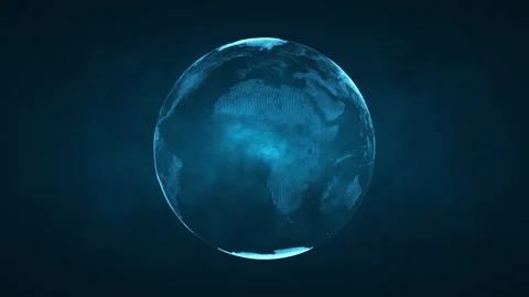 Planet Earth rotation seamless loop anim... | Stock Video | Pond5