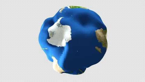Planet Earth Spinning 3D Rendering with ... | Stock Video | Pond5