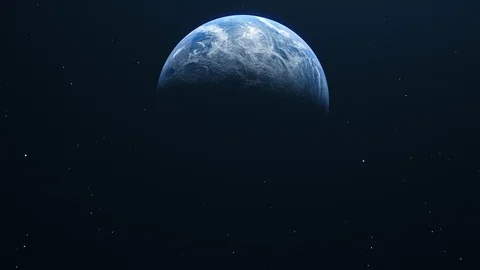 The Planet Earth Top View For Background... | Stock Video | Pond5