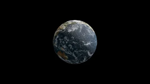Planet Earth Transparent Background Loop | Stock Video | Pond5