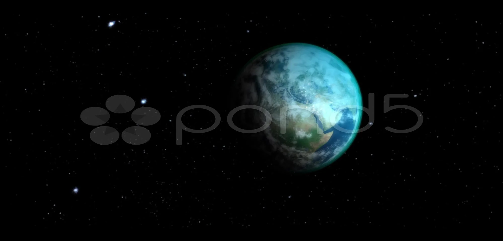 Animated Exploding Planets