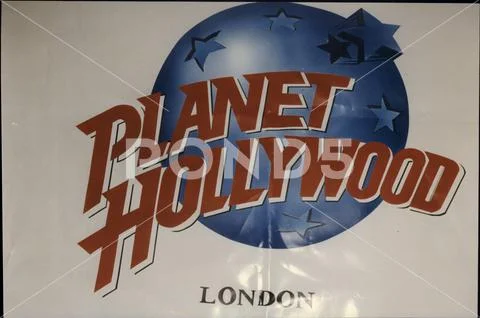 Photograph: Planet Hollywood Restaurant Logo 1993. #217927027