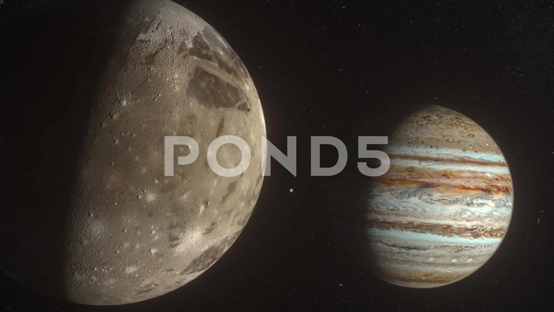 Ganymede Moon Wallpaper