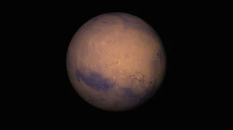 Planet Mars animation | Stock Video | Pond5