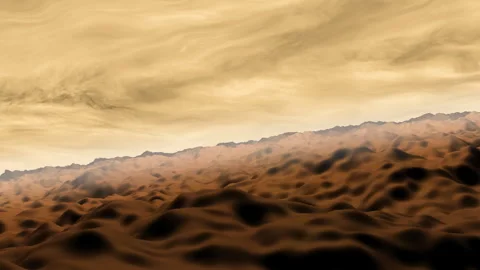 Planet Venus Inside Surface | Stock Video | Pond5