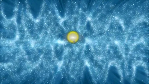 Planets and sun background and 2d animat... | Stock Video | Pond5